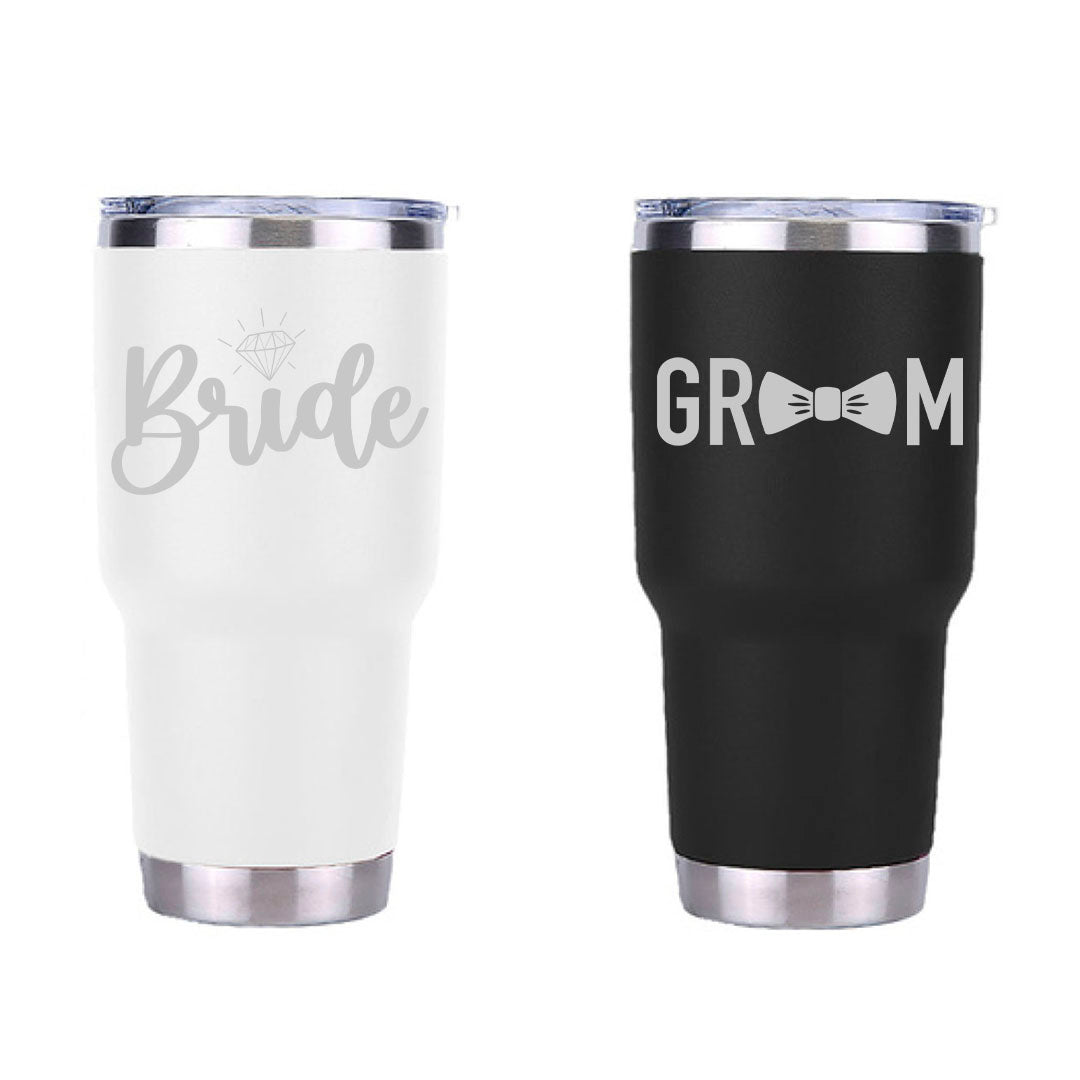 Termos personalizados Bride & Groom